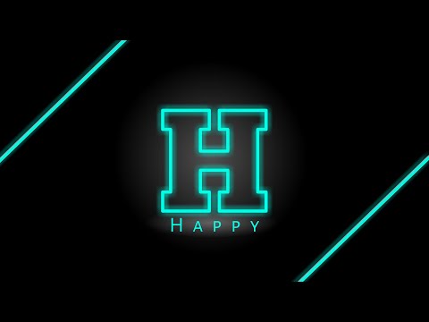 Letter H Glowing Logo Design In Android | H Logo In Pixellab | Pixellab Tutorial | 2020