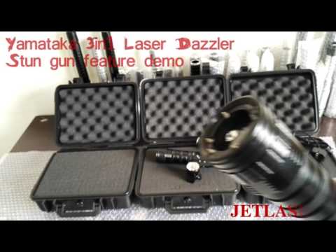 Stun Gun Feature in YAMATAKA series Laser Dazzler by JETLASERS