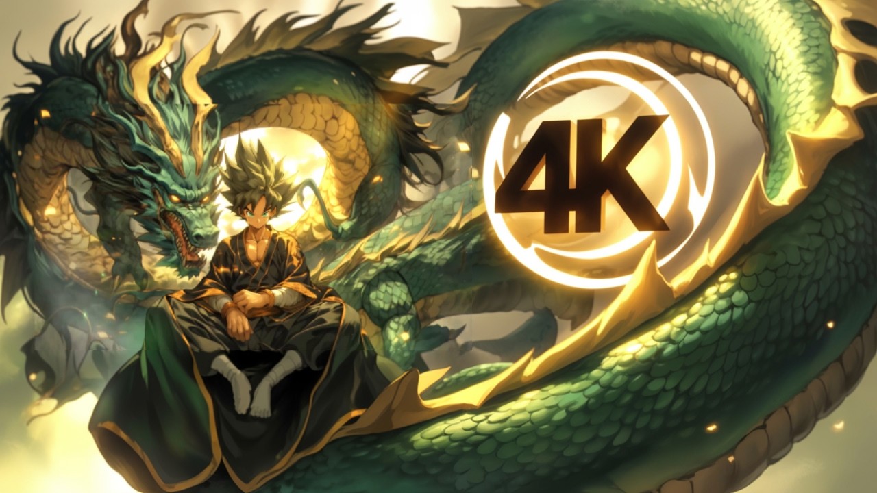 Goku And Shenron Dragon Ball Live Wallpaper | Celestial Power in 4K Flight 🐉🌕