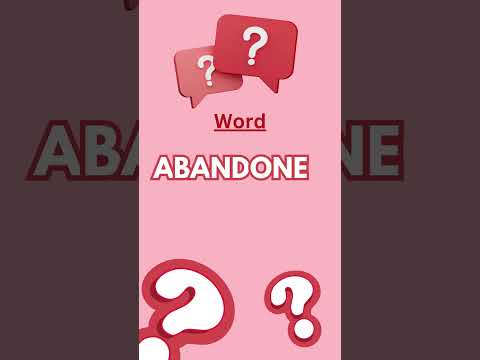 Abandoned Meaning Explained 🏚️ | Learn English Vocabulary with Examples #shorts #short #abandoned
