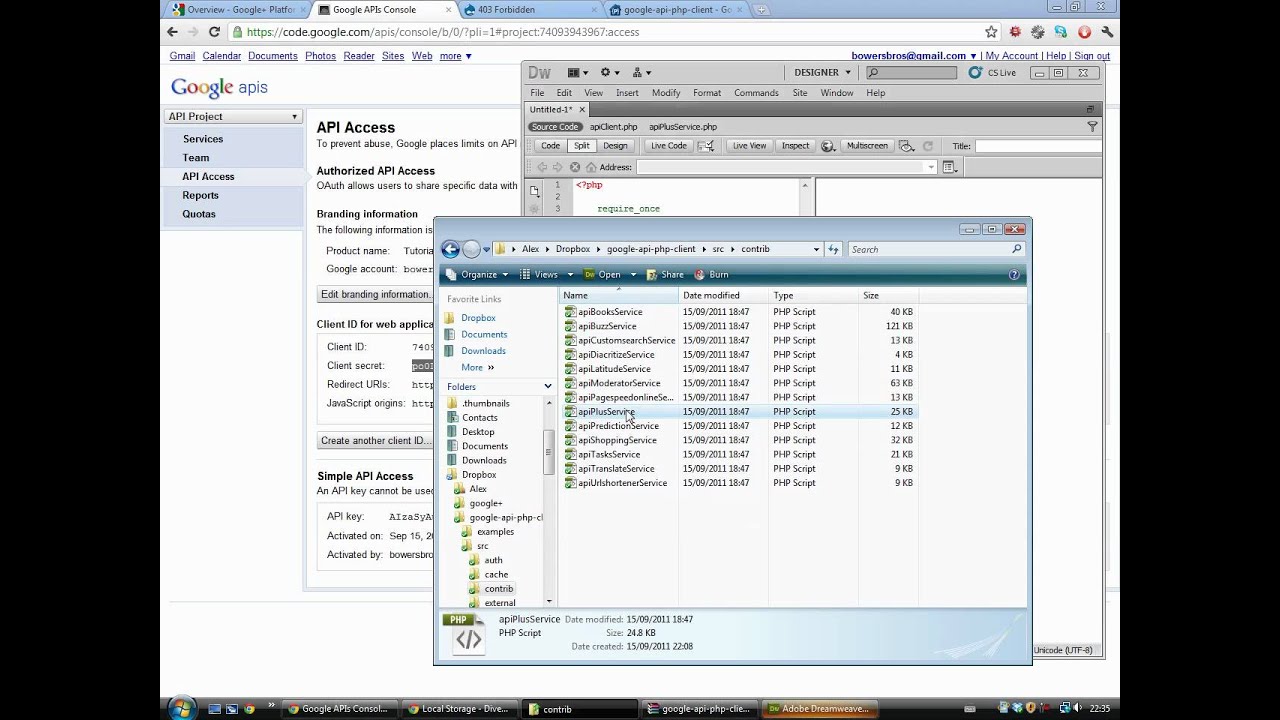 Google+ API Tutorial - A bit of code and more [3]
