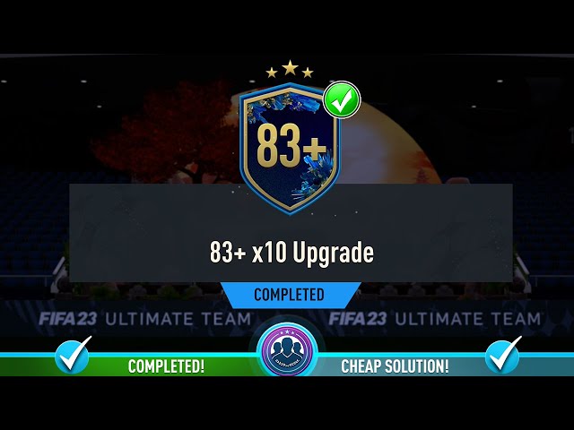 FIFA 23 Ultimate Team 83+ x10 Upgrade SBC (January 17): How to complete ...