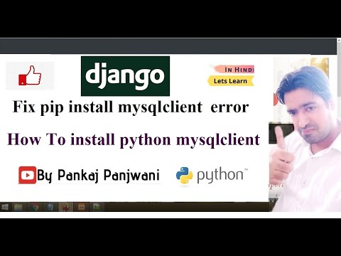 Learn Solved pip install mysqlclient error | How to install python mysqlclient - Mind Luster