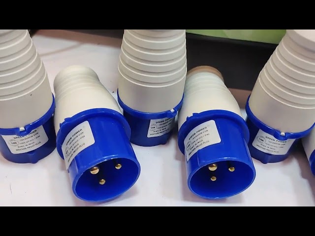 Industrial Plug And Socket - GREEN POWER 16 Amp 3 Pin Industrial Plug ...