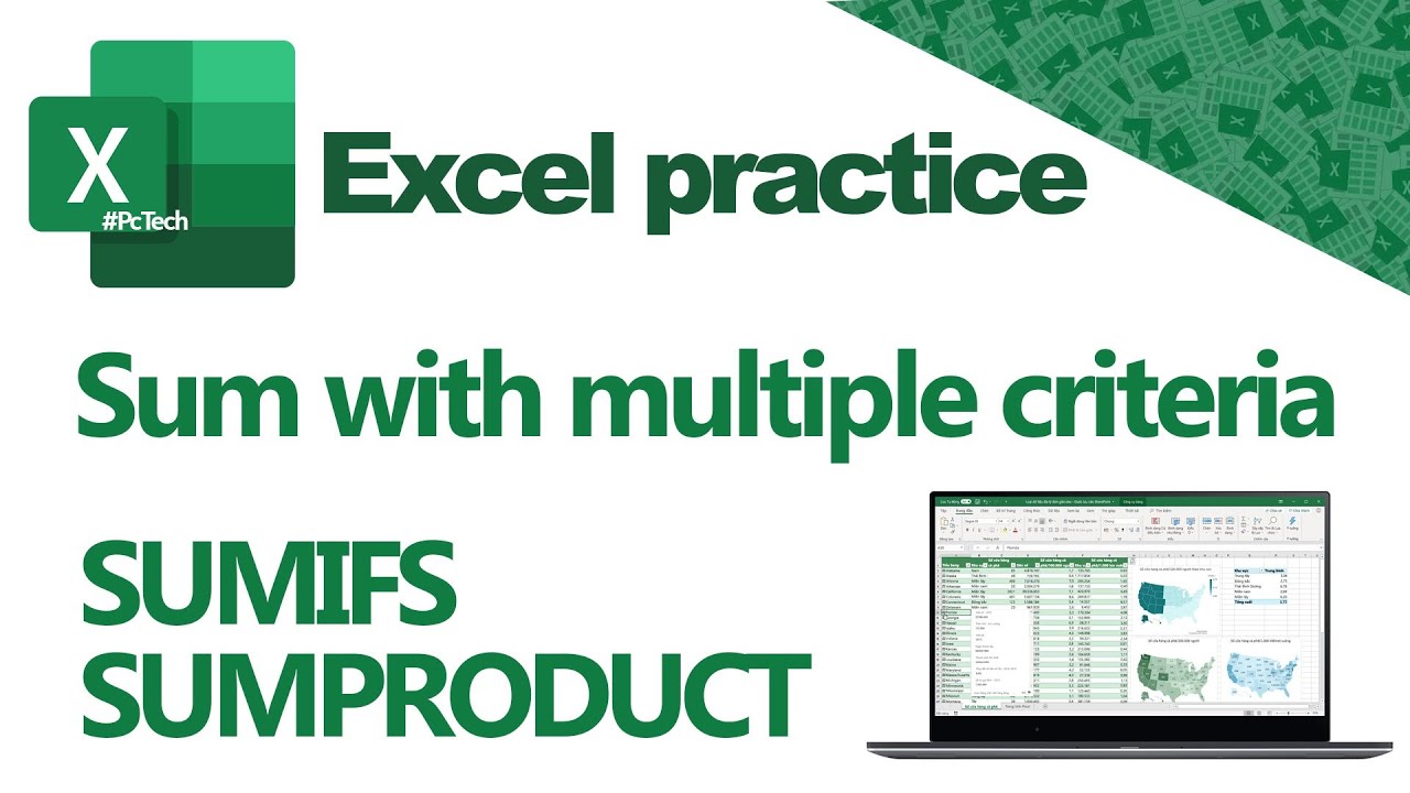 Excel Practice - Sum with multiply criteria using Sumifs or Sumproduct