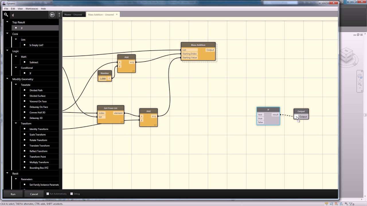 Dynamo - Part 5A - Advanced Topics - Custom Nodes