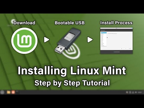 Linux Mint Installation Using a USB Drive - Step by Step Tutorial