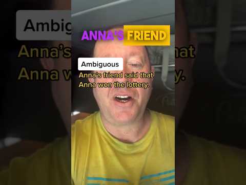 Don’t be AMBIGUOUS! Even Native English Speakers Make This MISTAKE. #learnenglish #grammar