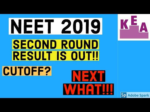KEA NEET SECOND ROUND RESULT IS OUT.!! || CUTOFF?? || next 🤔🤔what???