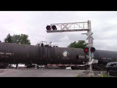 Walnut St. Grade Crossing (New London, OH) 6/5/18