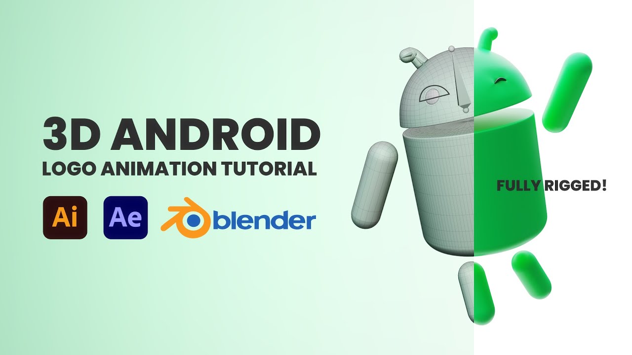 Logo Animations Ep.8 - Blender & After Effects Tutorial (Android)