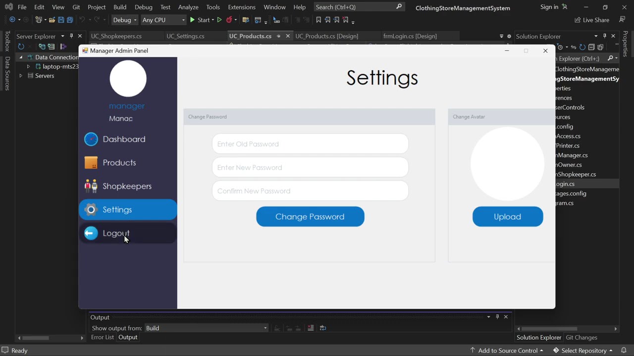 Clothing Store Management System – Windows Application Using C# #aiub #C#project