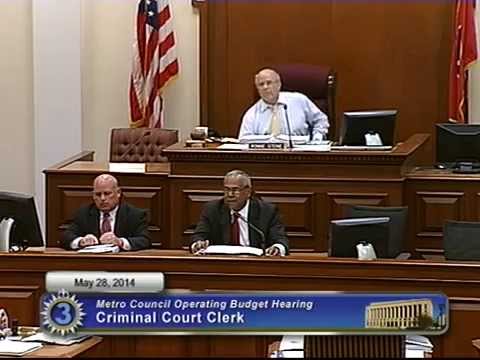 FY15 Criminal Court Clerk, 05/28/14
