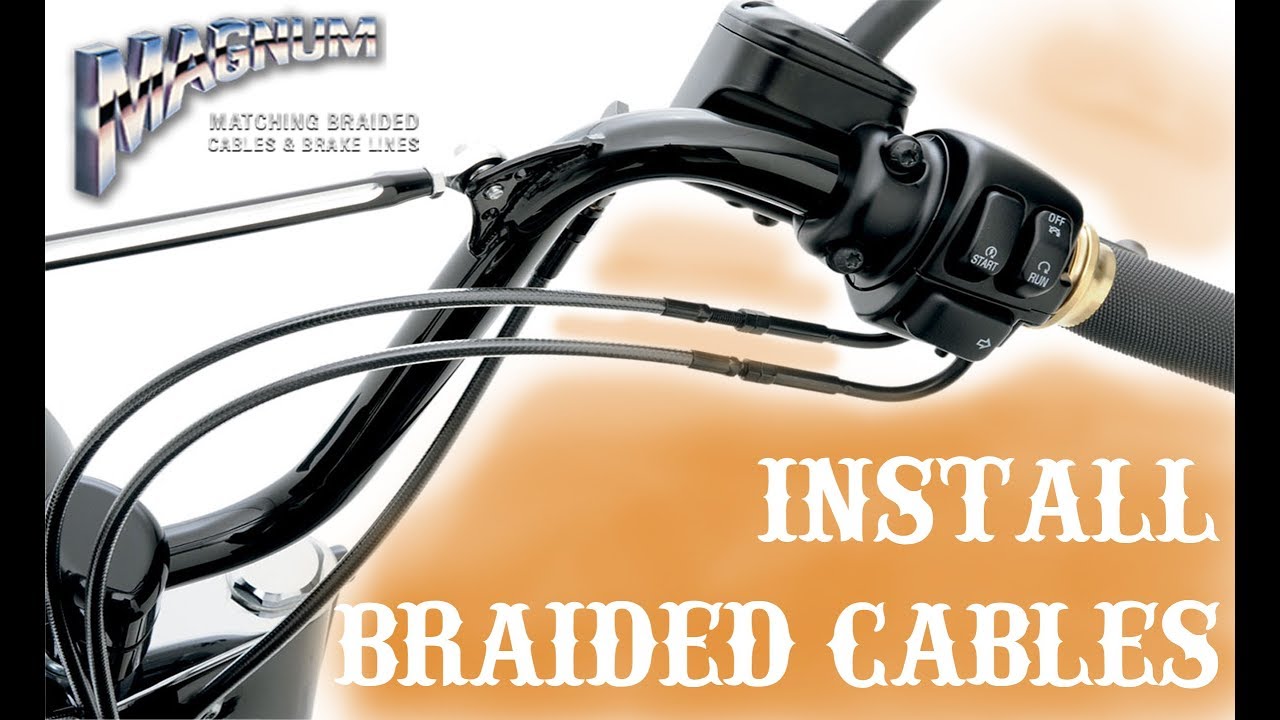 You want Braided Cables and Brake Lines on your Harley??  Start here!!!!