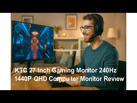 🖥️ KTC 27 Inch Gaming Monitor 240Hz 1440P QHD Computer Monitor Review 🖥️