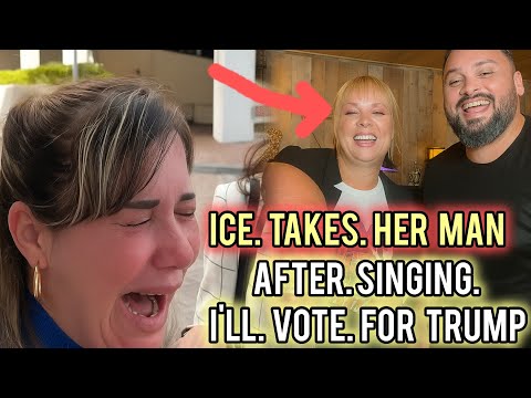 'Vote Trump' Cuban Singer Cries as ICE Deports Her Husband #fafo #usa