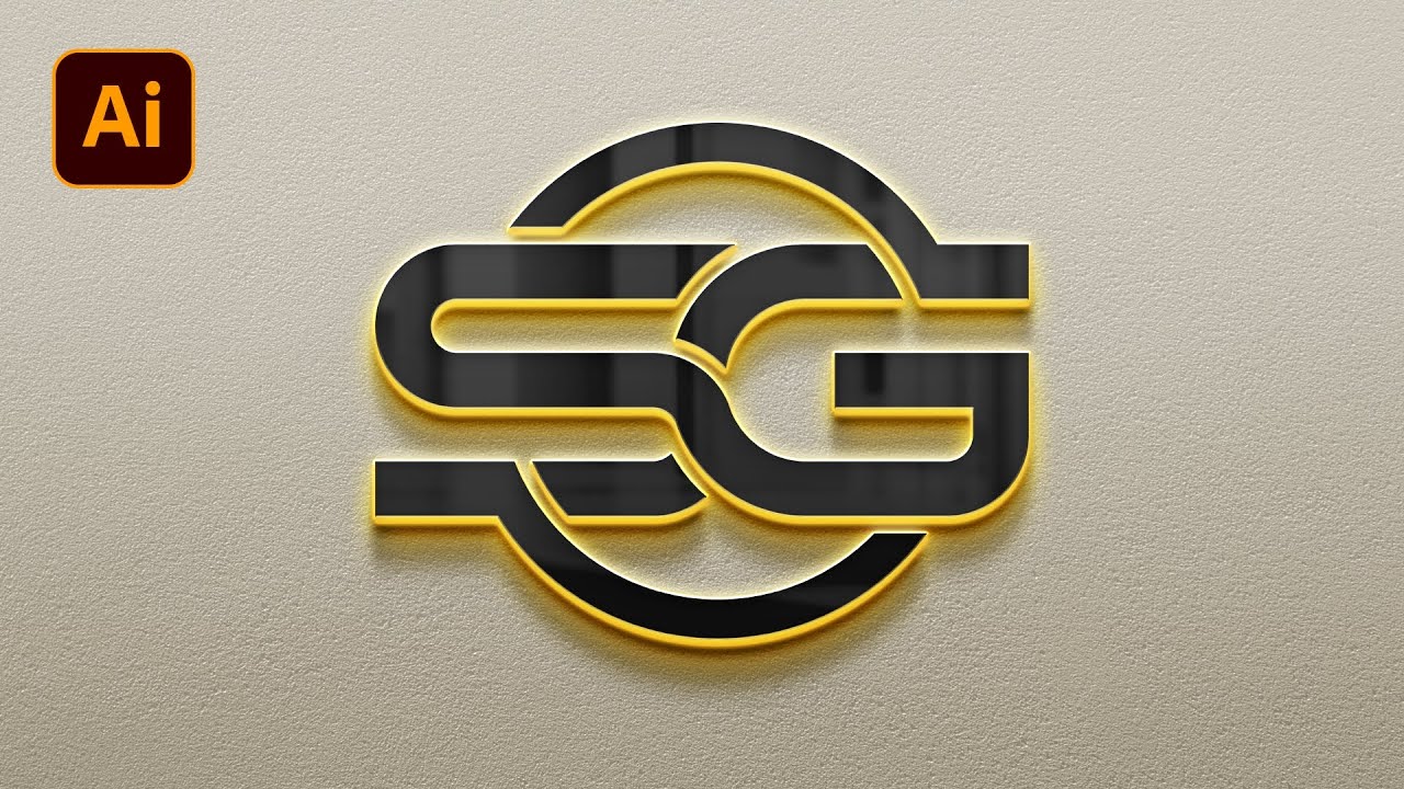 Logo Design : Professional circle Letter logo design in Illustrator | Adobe Illustrator Tutorial 