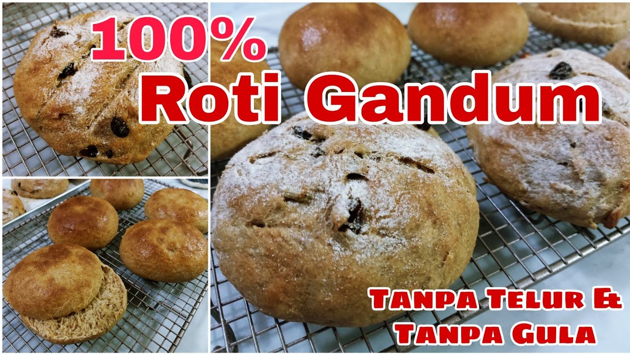 Roti 100% gandum/ Tanpa Telur / Tanpa Gula