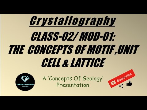 Crystallography: Class-02/ Module-01 (Concepts of Motif, Unit cell & lattice)