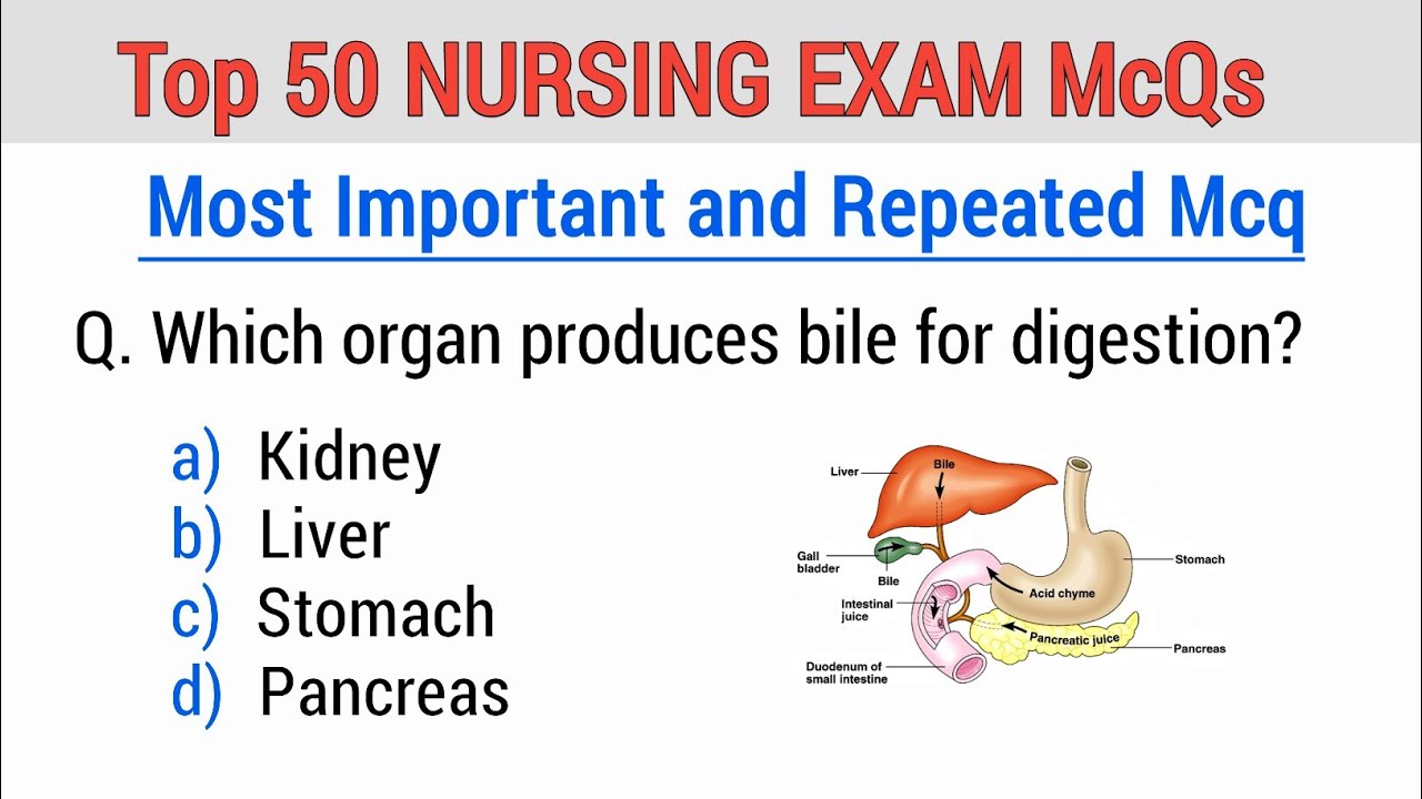 Top 50 Nursing MCQs: Essential Questions and Answers for Nursing Exams ...