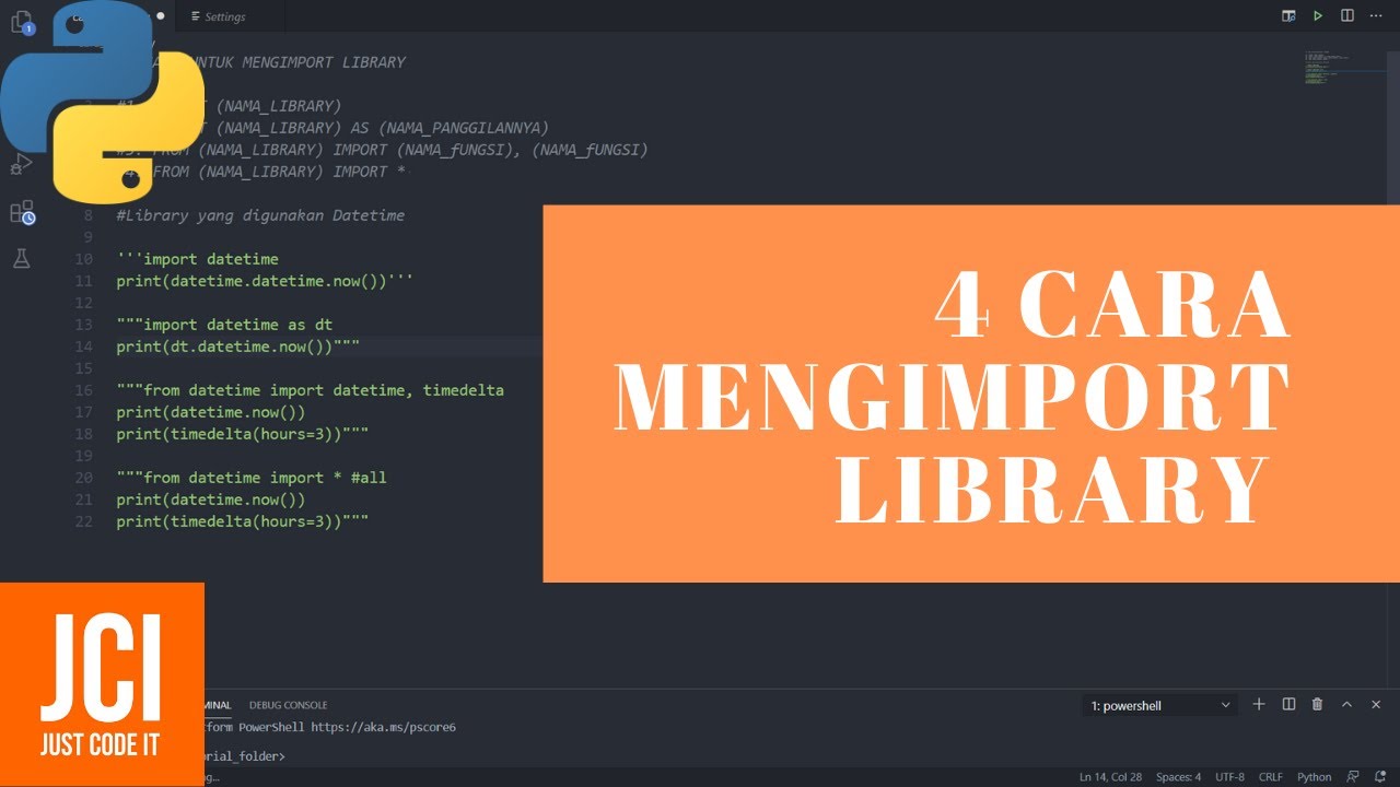 4 Cara Mengimport Library Dalam Python : Python Tips And Trick