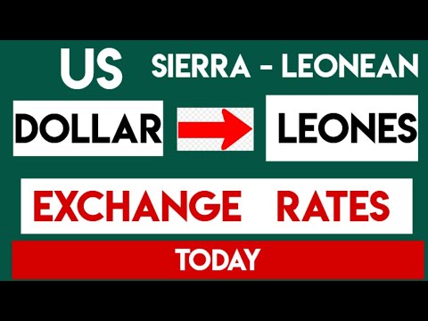 1 USD to SLL - Convert US Dollars to Sierra Leonean Leones Currency Exchange Rates Today