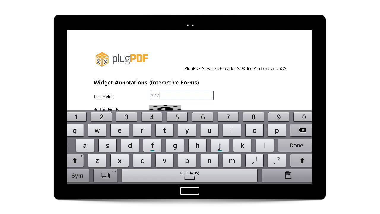 PlugPDF: Widget Annotations