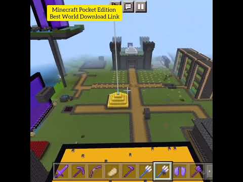 Minecraft Survival World Download Link #shorts