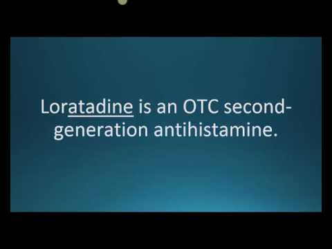 How to pronounce loratadine (Claritin) (Memorizing Pharmacology Flashcard)