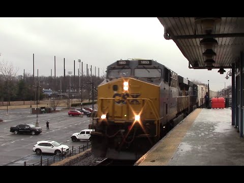 Foam Fest at Union, NJ! Ft. CSX 1853 and NJT 4503