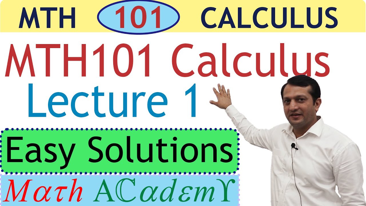 MTH101 Lecture 1 | Real numbers Intervals and Inequalities | How to solve inequality