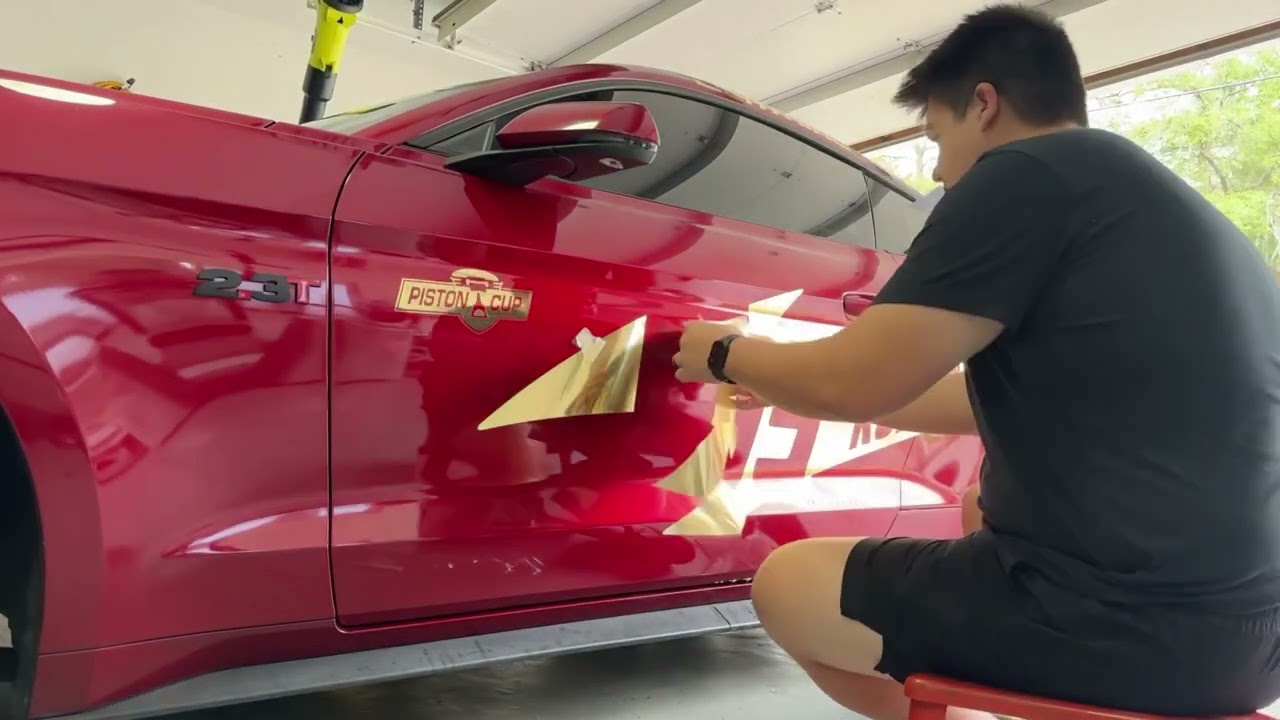Mustang Mqueen Door decal update