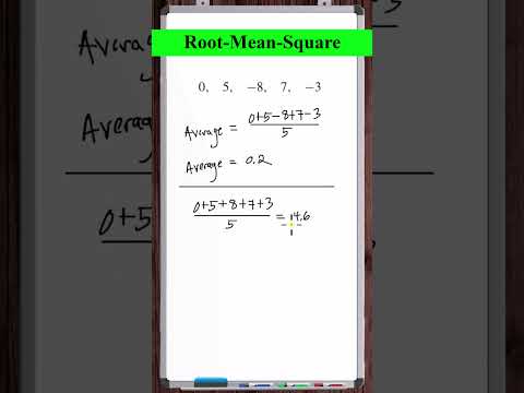 What is the Root-Mean-Square?