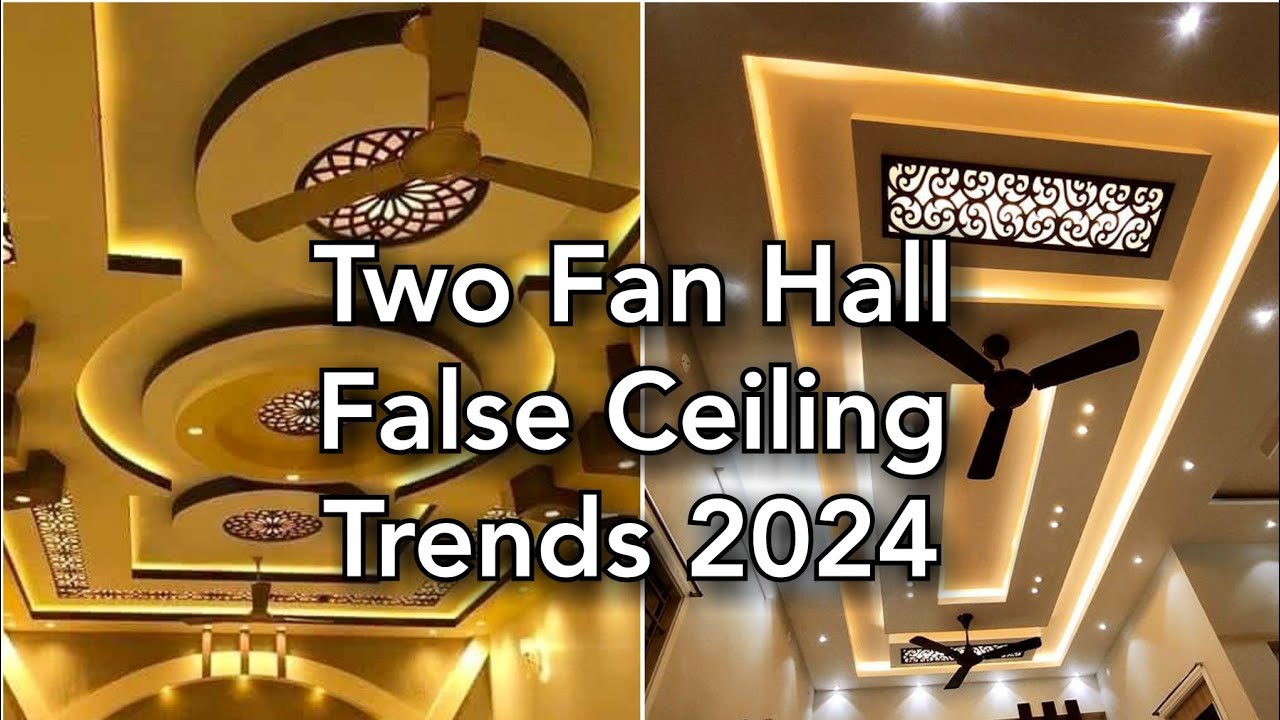 Modern Style 2 Fan pop Design for Hall || False Ceiling Design || Home interior