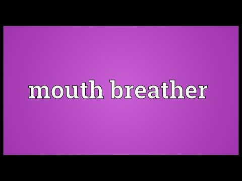 Mouth breather Meaning
