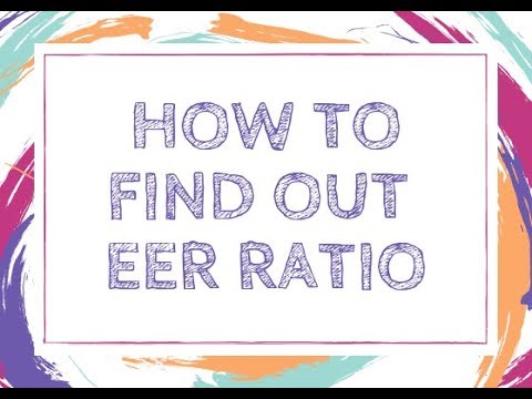 EER Ratio?? How to Find it?