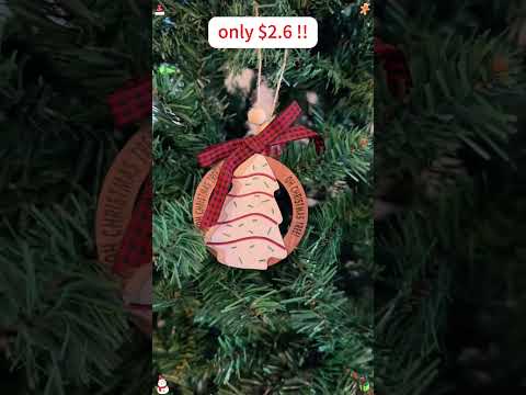 Cute Christmas Tree Ornaments Inspired by Little Debbie Cakes #ornaments