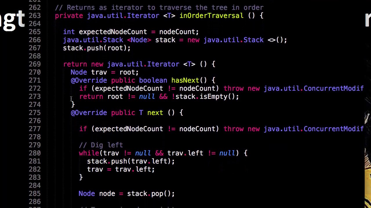 Binary Search Tree Code