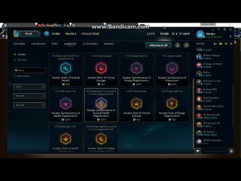 Steam Community :: Video :: League of Legends PH Rune Limit? or Bug?