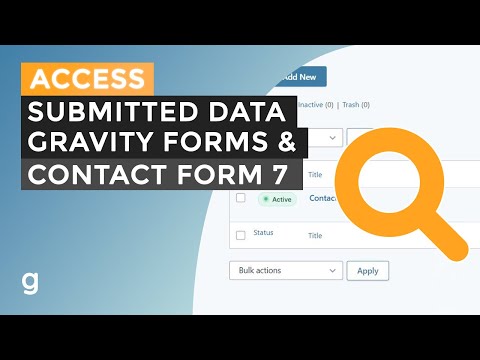 How to Access User Submitted Data in WordPress with Gravity Forms and ...
