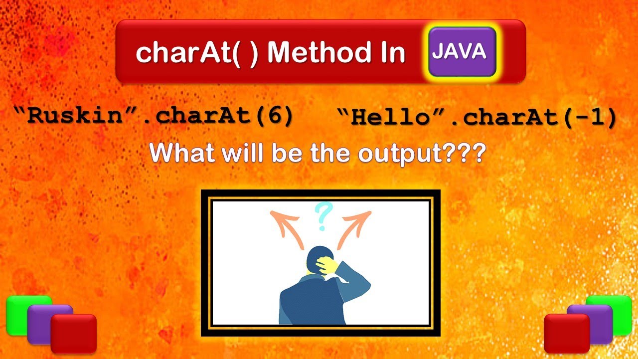 charAt() in Java | String methods in Java | Exception in Java | How to extract character from String