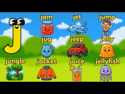🎵 J is Joyful! Learn 10 Words That Start with J – Fun Alphabet Song for Kids