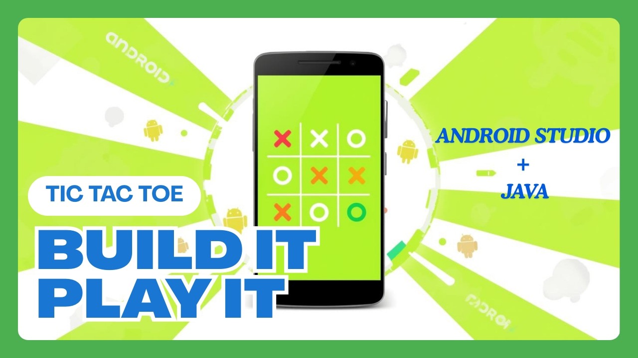 Build Your Own Tic-Tac-Toe App with Java & Android Studio | Full Source Code & Tutorial