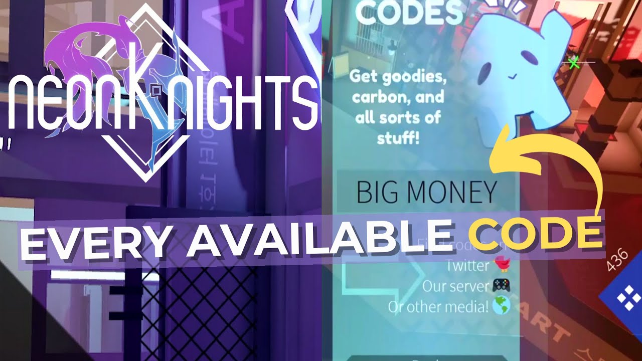REDEEM those CODES Neon Knights Roblox