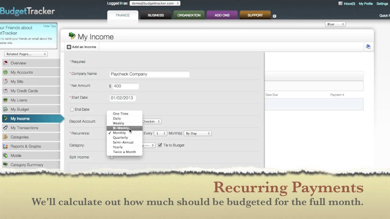 BudgetTracker - Creating A Budget.mov