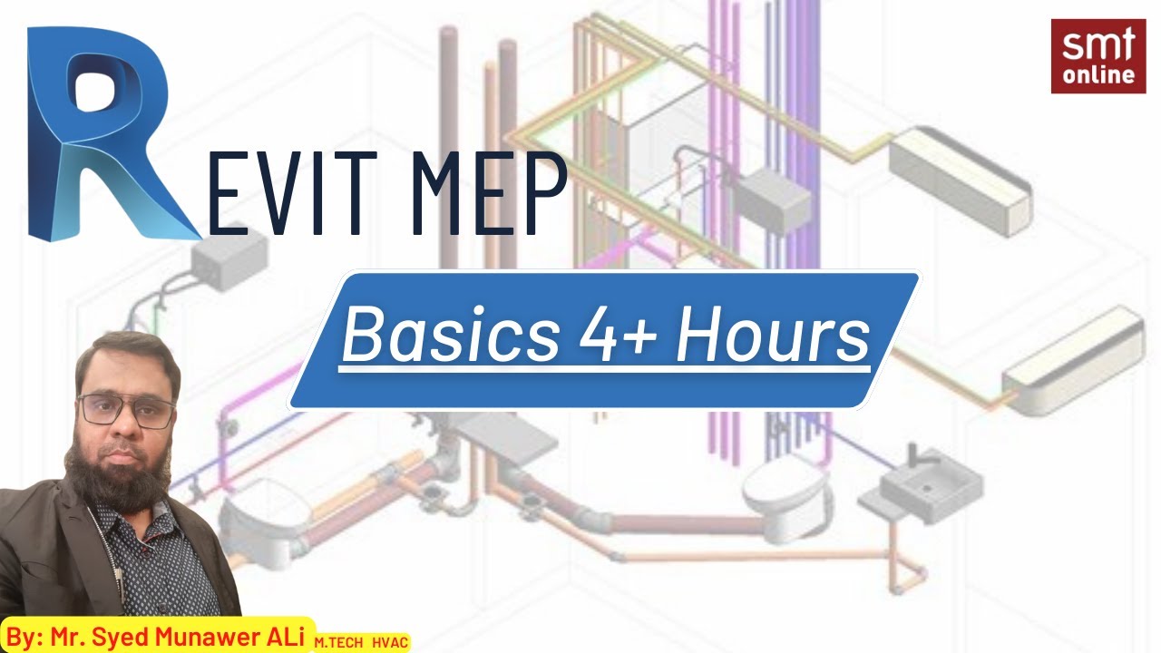 REVIT MEP BASICS 4 Hours Class- 2022 Version #revitmep #hvac #rabitmep