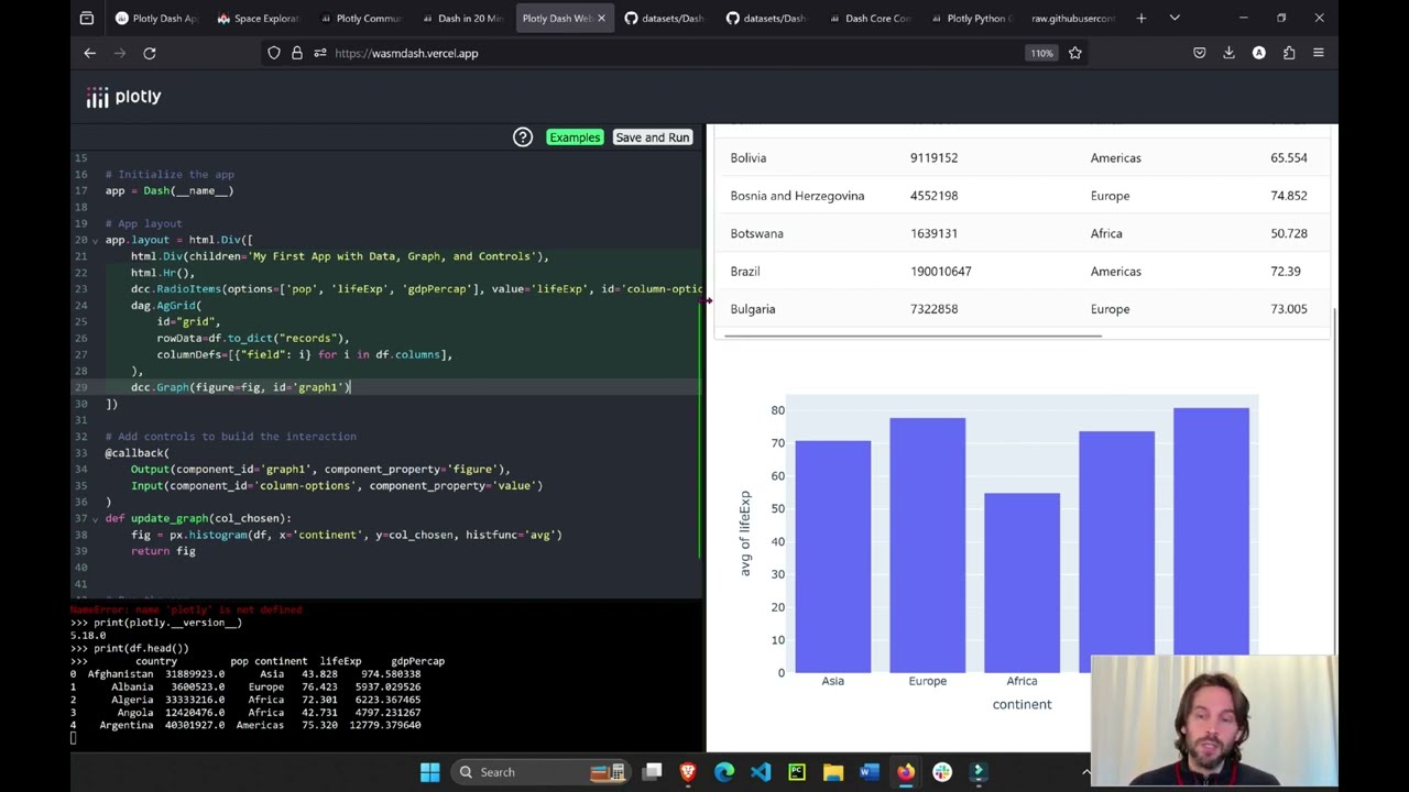 Plotly Dash Course - Session 1