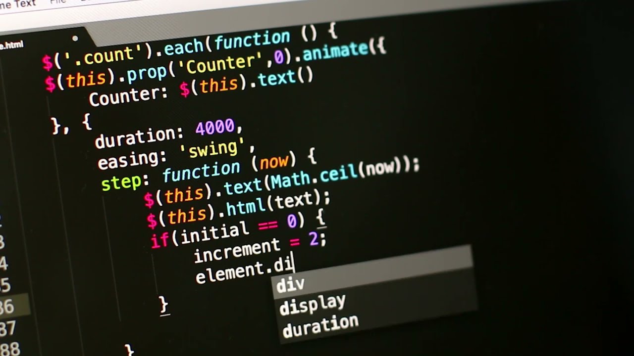 FREE Stock Footage - Coding & Programming