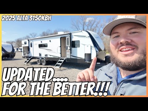 King bed, Outdoor Kitchen & FUNCTIONAL Washer / Dryer Spot! 2025 Alta 3150KBH | Bunk Model