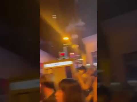 Fighting In Minibus Hong Kong